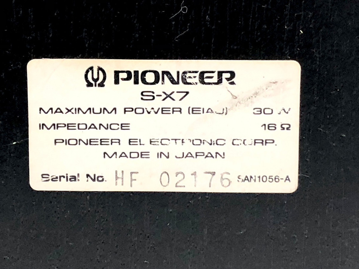 Yahoo!オークション - 17952-B28 PIONEER パイオニア ペア スピーカー...