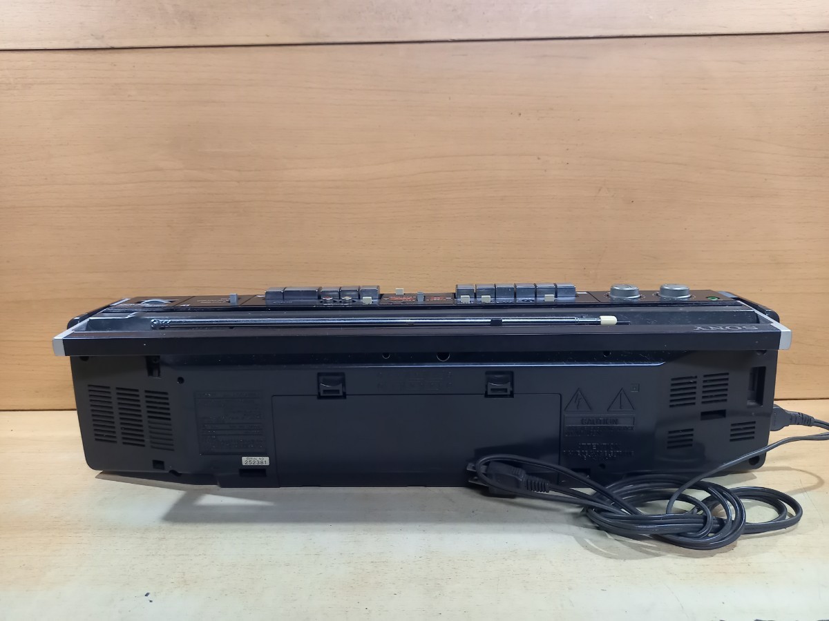 Yahoo!オークション - 【o】SONY ソニー CFS-W301 ラジカセ レトロ ア...