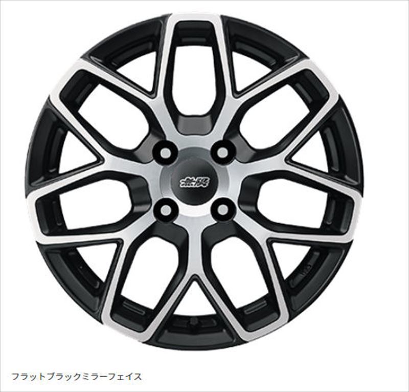 Yahoo!オークション - N-BOX 無限 アルミホイール MDY フラットブラッ...