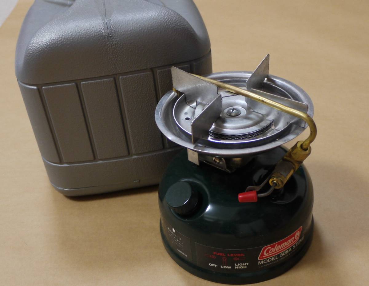 Yahoo!オークション - Coleman MODEL 508A STOVE コールマン ストーブ ...