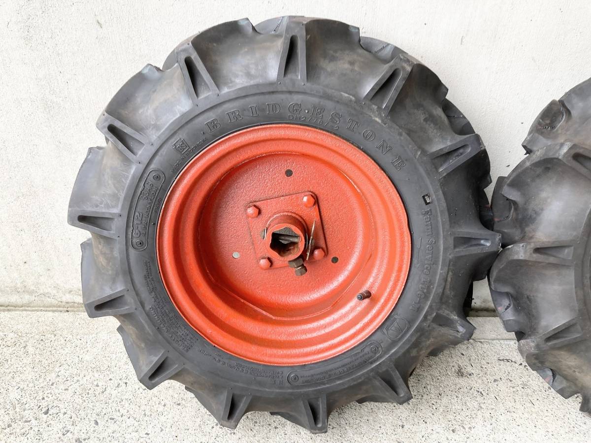 Yahoo!オークション - 【使用少ない 2本セット】 ブリジストン 農耕タ...