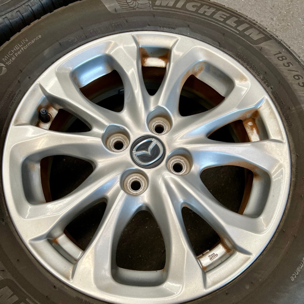 Yahoo!オークション - タイヤ付き純正ホイール4本セット デミオ DJ3FS ...