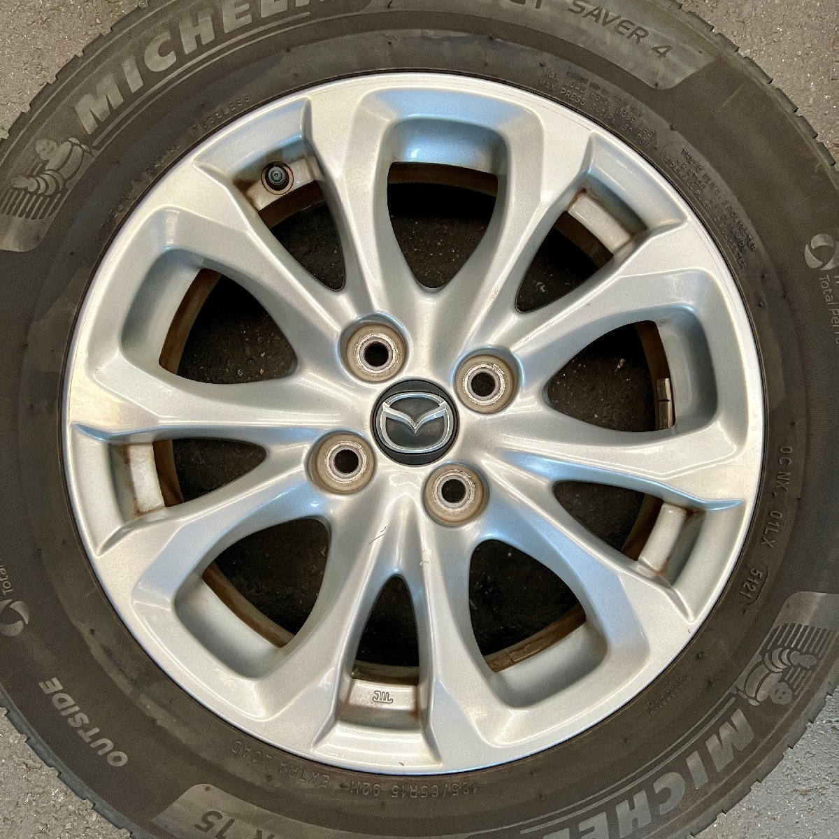 Yahoo!オークション - タイヤ付き純正ホイール4本セット デミオ DJ3FS ...