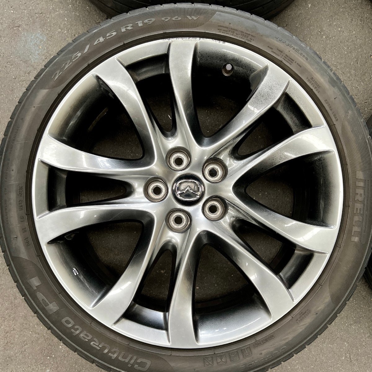 Yahoo!オークション - タイヤ付き純正ホイール4本セット アテンザワゴ...