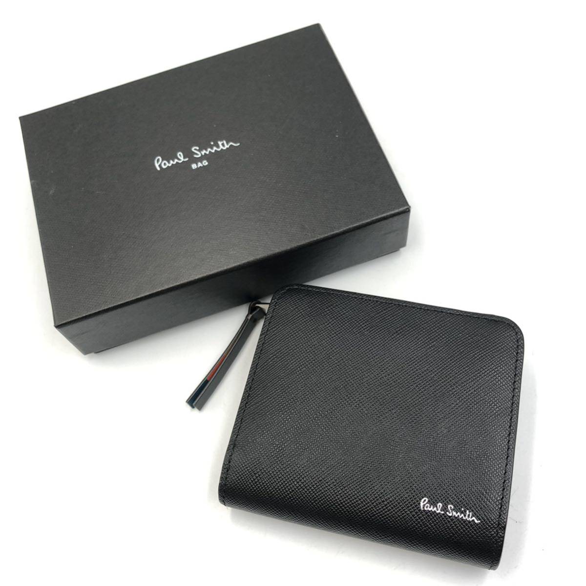 Yahoo!オークション - 10.27HH-I242 Paul Smith 二つ折り財布 ポールス...