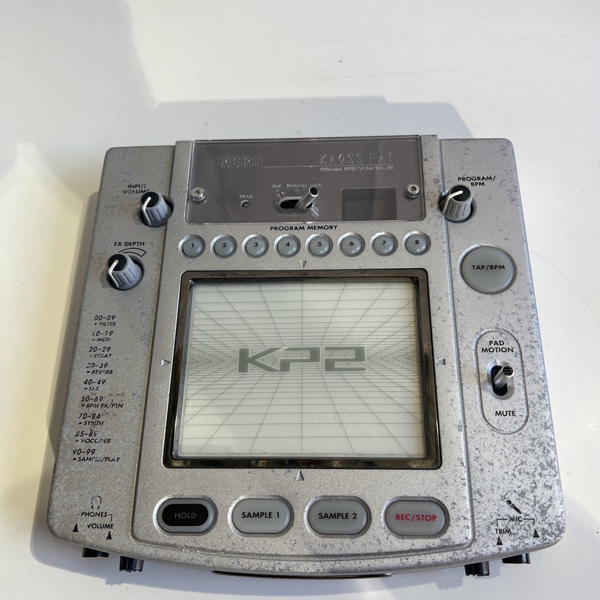 Yahoo!オークション - 管S231013 a KORG KAOSS PAD kp2 動作未チェック...