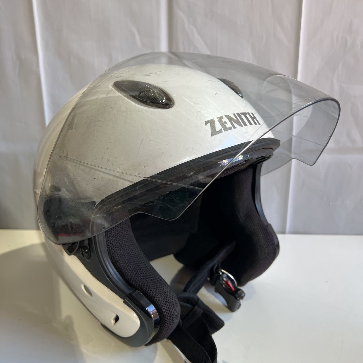 Yahoo!オークション - 管S231016 b ヘルメットYJ-5 ZENITH ジェット...