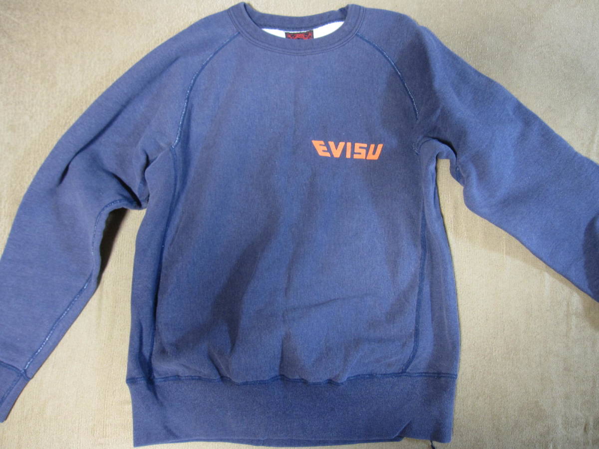 Yahoo!オークション - エヴィス EVISU スウェット 40 Lサイズ