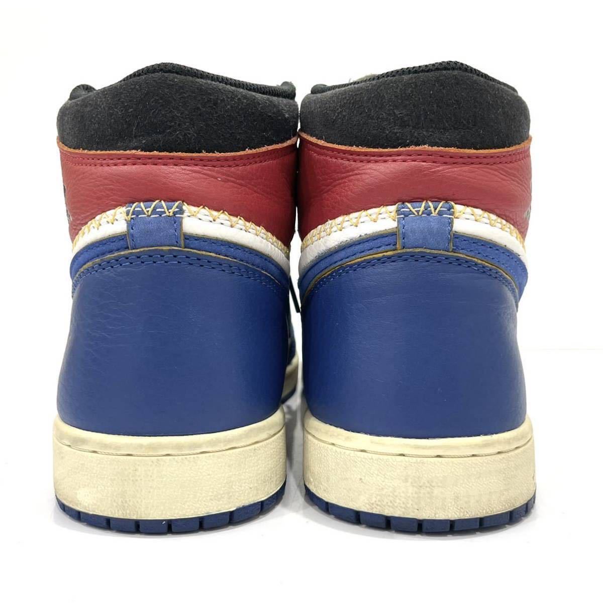 美品 NIKE×UNION ナイキ ユニオン AIR JORDAN 1 RETRO HI NRG/UN 美品 NIKE×UNION ナイキ ユニオン AIR JORDAN 1 RETRO HI NRG/UN