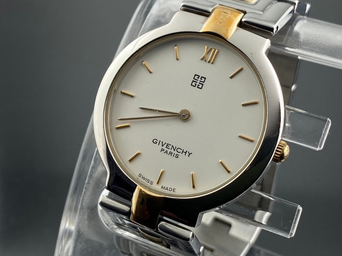 Yahoo!オークション - [A1204]1円～ メンズ腕時計 GIVENCHY PARIS ジバ...