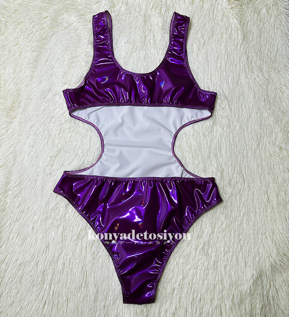Yahoo!オークション - konyadetosiyou LJH23030彩紫 超光沢 レオタード...