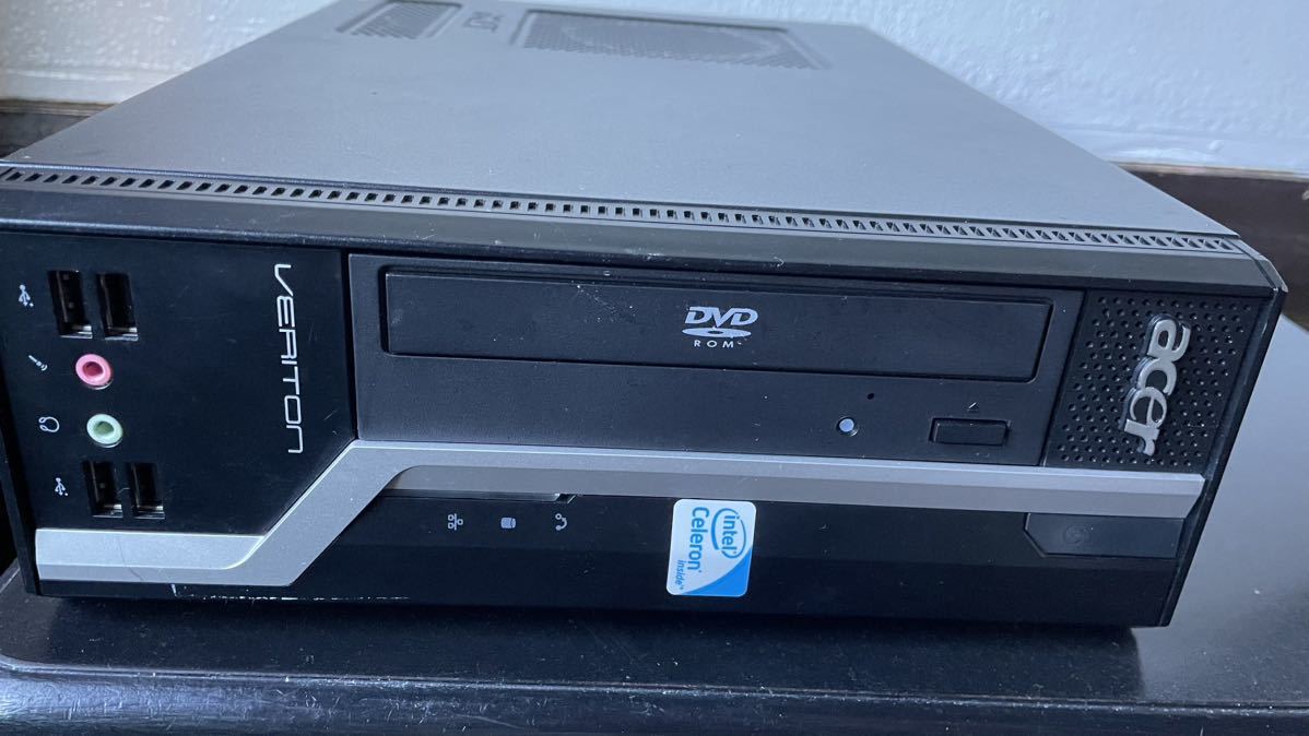 Yahoo!オークション - Acer Veriton X480 動作確認済Windows7 Celeron4...