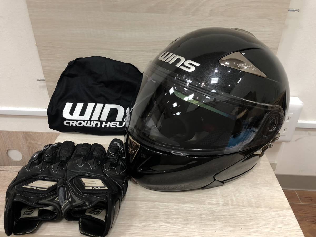Yahoo!オークション - 【B-11905】WINS CR-I システムヘルメット Lサイ...