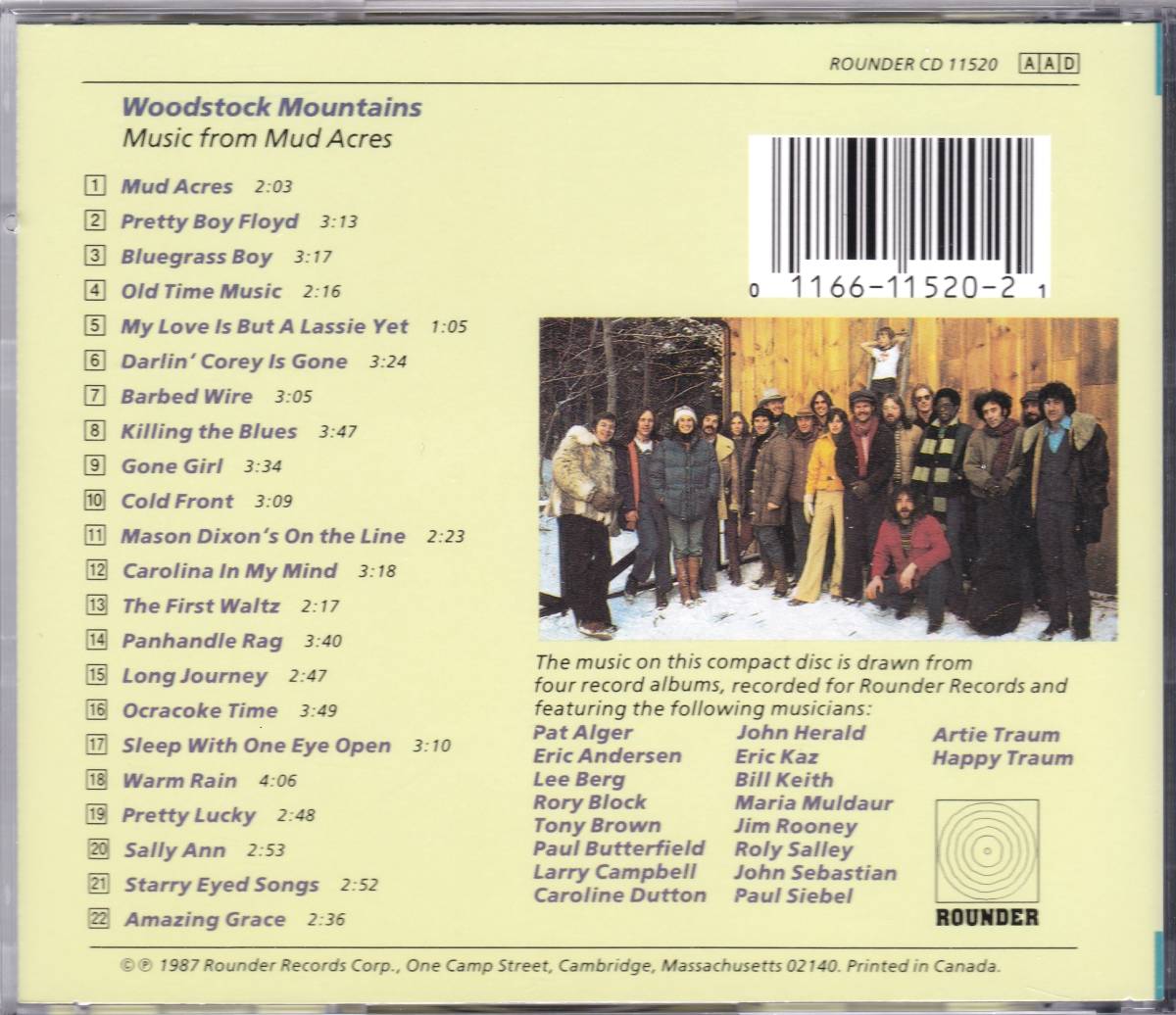 Yahoo!オークション - WOODSTOCK MOUNTAINS/Music From Mud Acres 87...