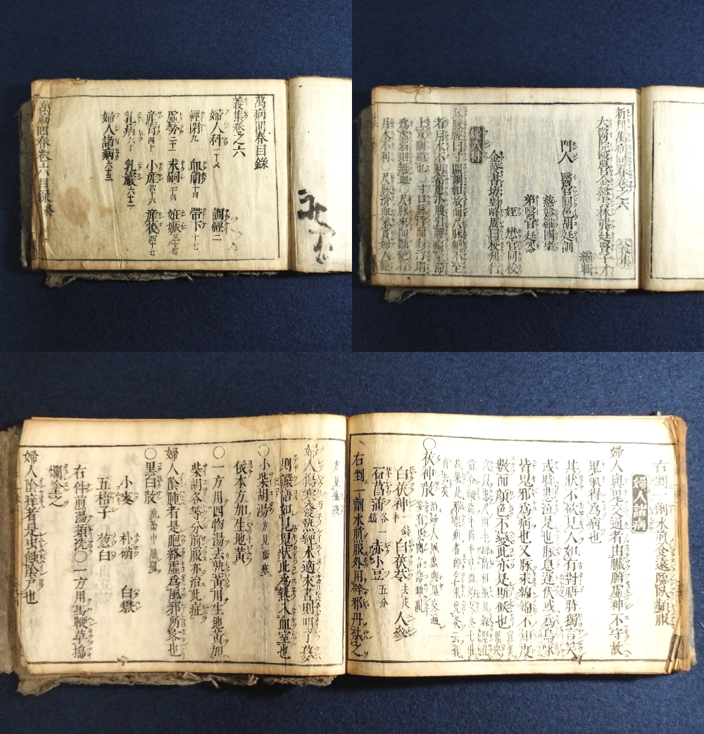 Yahoo!オークション - Y123 中国 医学書 漢方 万病回春 5冊 人体 絵入 ...