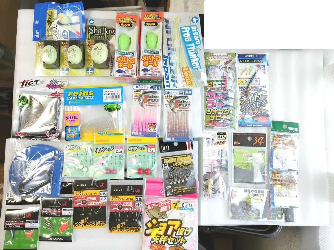 Yahoo!オークション - ライトゲーム セット 未使用 アジング メバリン...