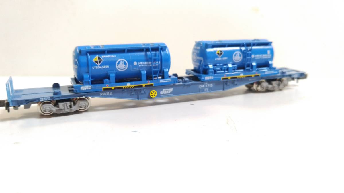 Yahoo!オークション - 1円～ Nゲージ用 KATO コキ104-1715+UT20Aタンク...