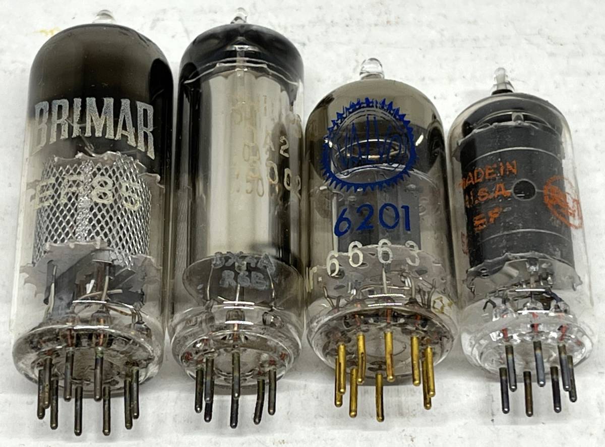 RCA 6BA6 6BE6 6AU6A 6AG7 6V6Y BRIMAR EF85 PHILIPS 0A2 VALVO 6201 ZENITH 7F7 まとめて10本 動作未確認(真空管 ...