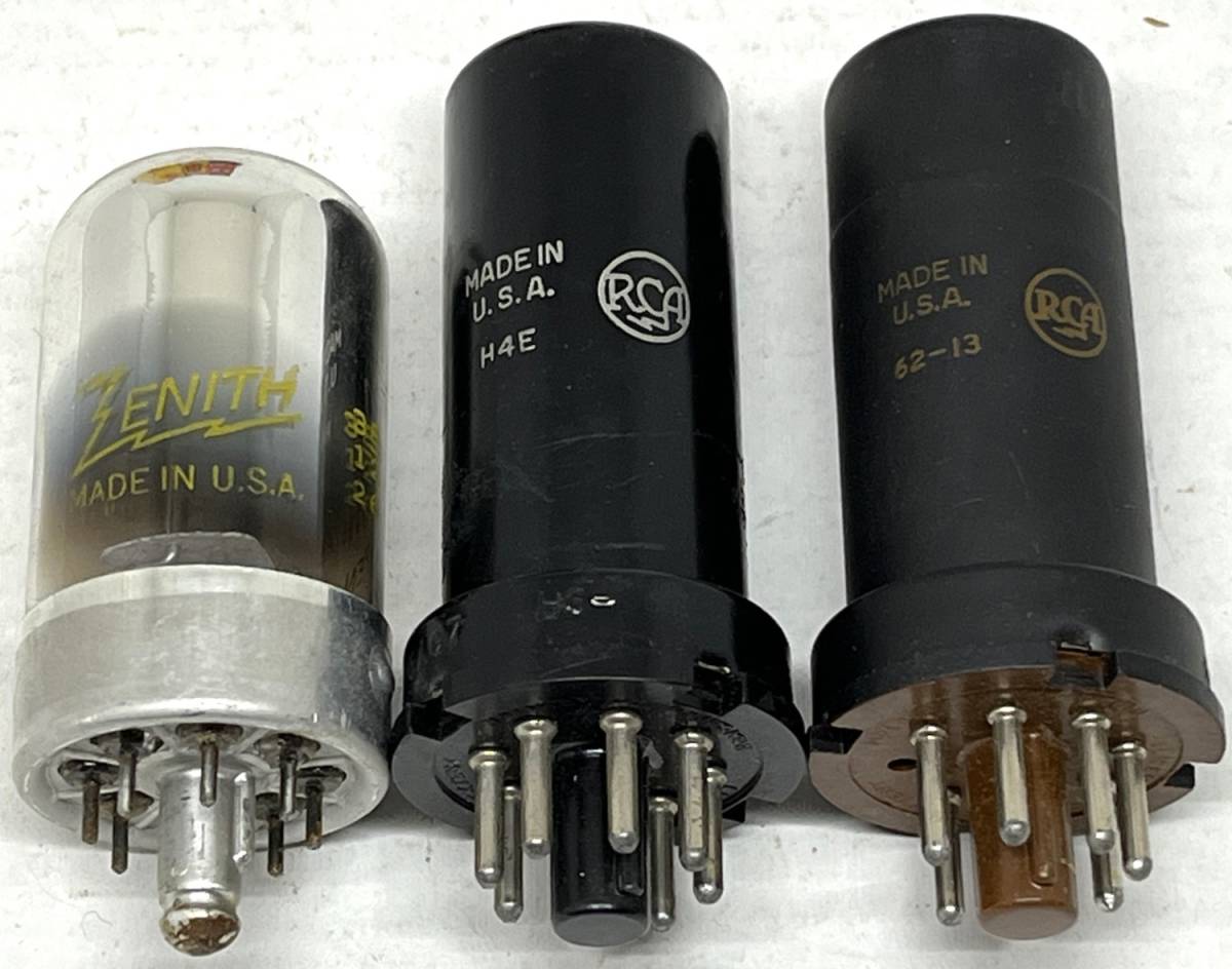 RCA 6BA6 6BE6 6AU6A 6AG7 6V6Y BRIMAR EF85 PHILIPS 0A2 VALVO 6201 ZENITH 7F7 まとめて10本 動作未確認(真空管 ...