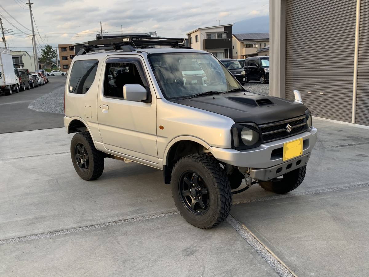 Yahoo!オークション - 17年 ジムニーJB23W XC 5型 5速MT リフトアップ ...