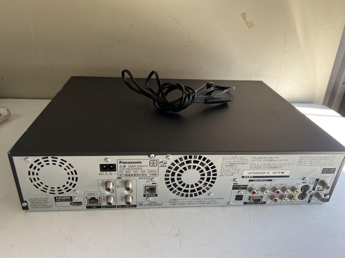 Yahoo!オークション - B10 Panasonic パナソニック DMR-XW41V HDD/DVD/...