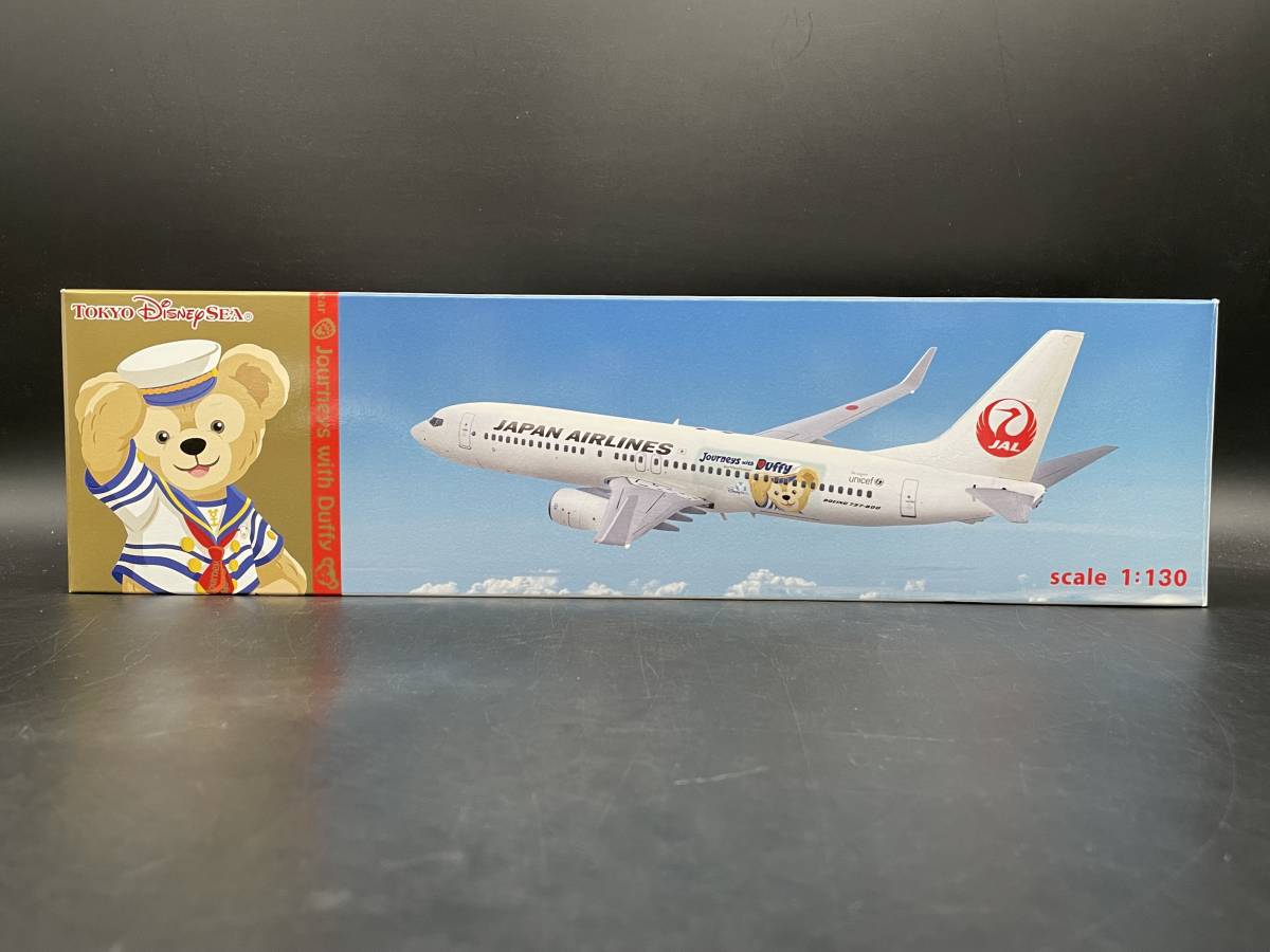 代購代標第一品牌－樂淘letao－★【同梱不可】中古品 ディズニー ダッフィー JAL ハッピージャーニーエクスプレス 1/130 ボーイング BOEING 737-800