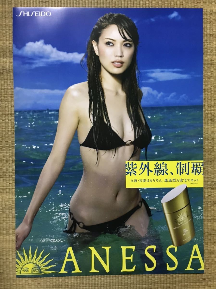 Yahoo!オークション - 蛯原友里 資生堂 アネッサ ANESSA ポスター