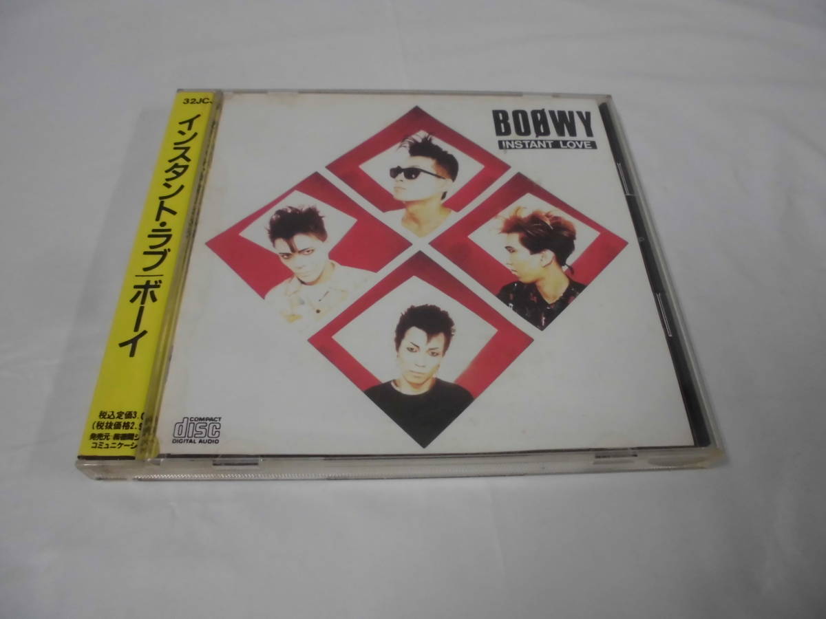 Yahoo オークション Cd Boowy ボーイ インスタント・ラブ 歌詞カード