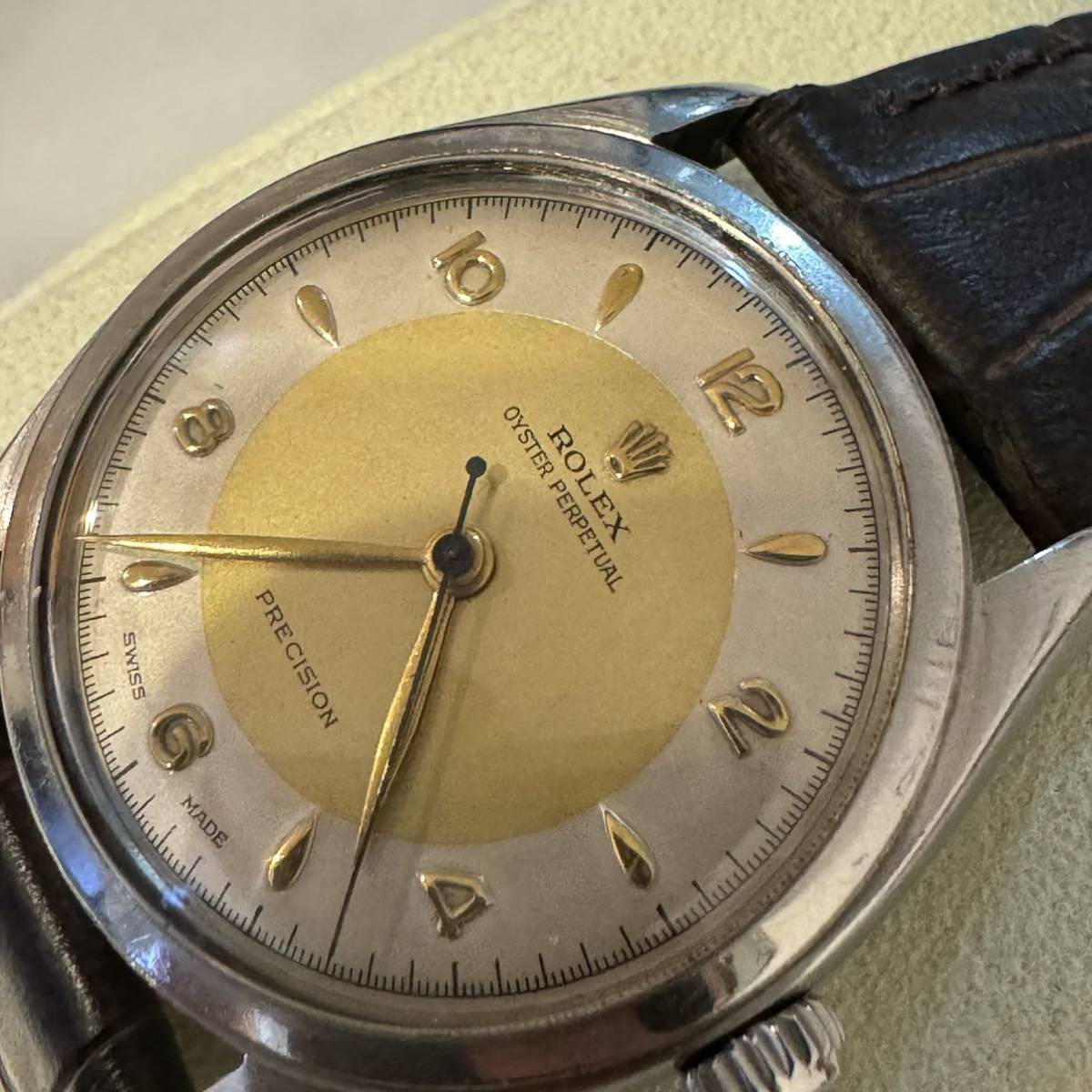 Yahoo!オークション - 希少ROLEX ロレックス プレシジョン 6804 手巻き...