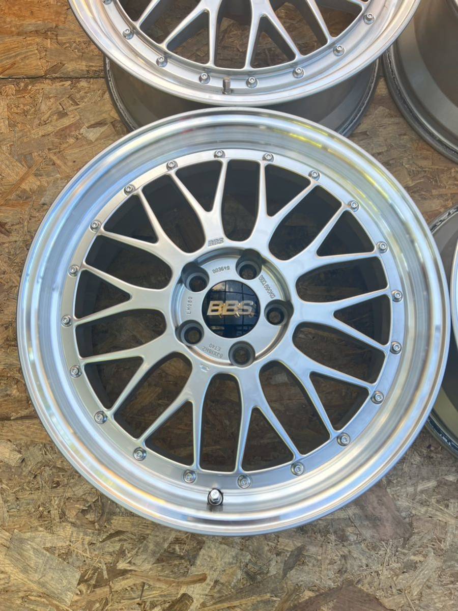 代購代標第一品牌－樂淘letao－【希少！】BBS LM 18インチ LMP080 8J ＋40 アルミホイール 4本セット シルビア スカイライン クラウン アルテッツァ