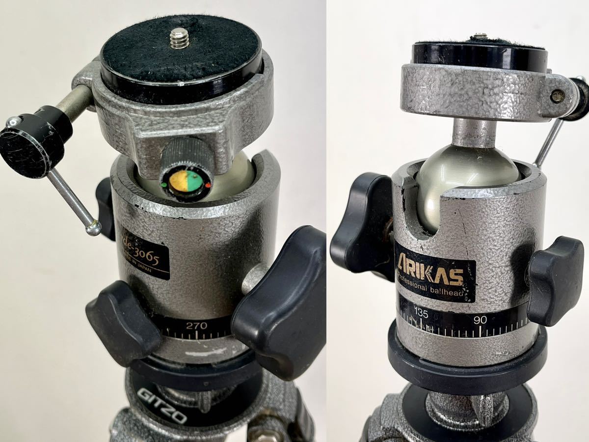 4点セット GITZO 三脚 G1226 MK2 一脚 G1564 MK2 雲台 ARIKAS erde-3065 Kenko FP-100 PRO ジッツオ 自由雲台(三脚、一脚)｜売買され ...
