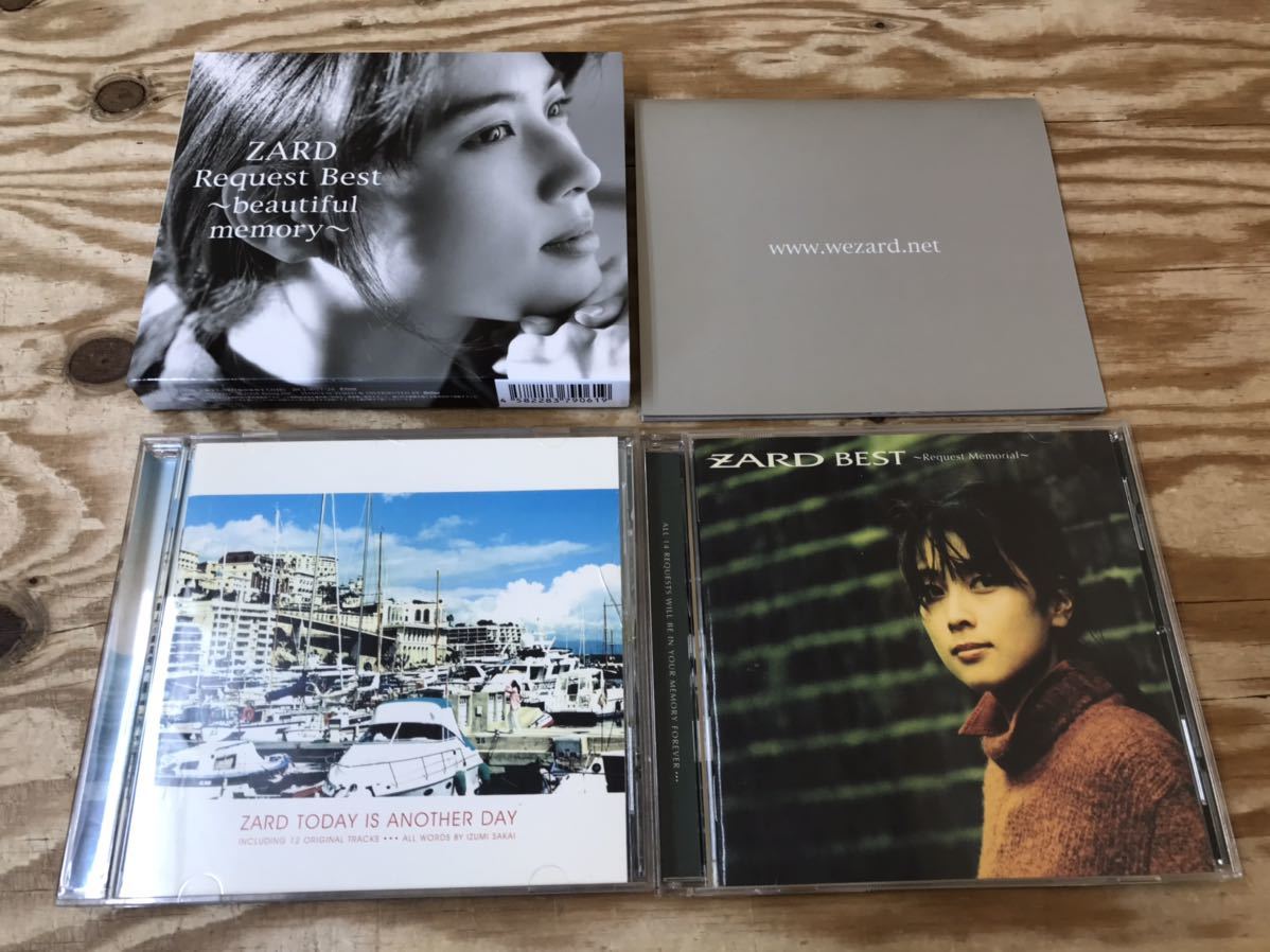 mK コンパクト ZARD ザード CD アルバム 3点 セット ZARD BEST Request Memorial/TODAY IS ANOTHER DAY/リクエストベスト ...