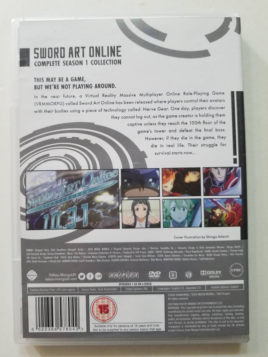 Yahoo!オークション - 【(インポート/Import)輸入版中古DVD Sword Art ...