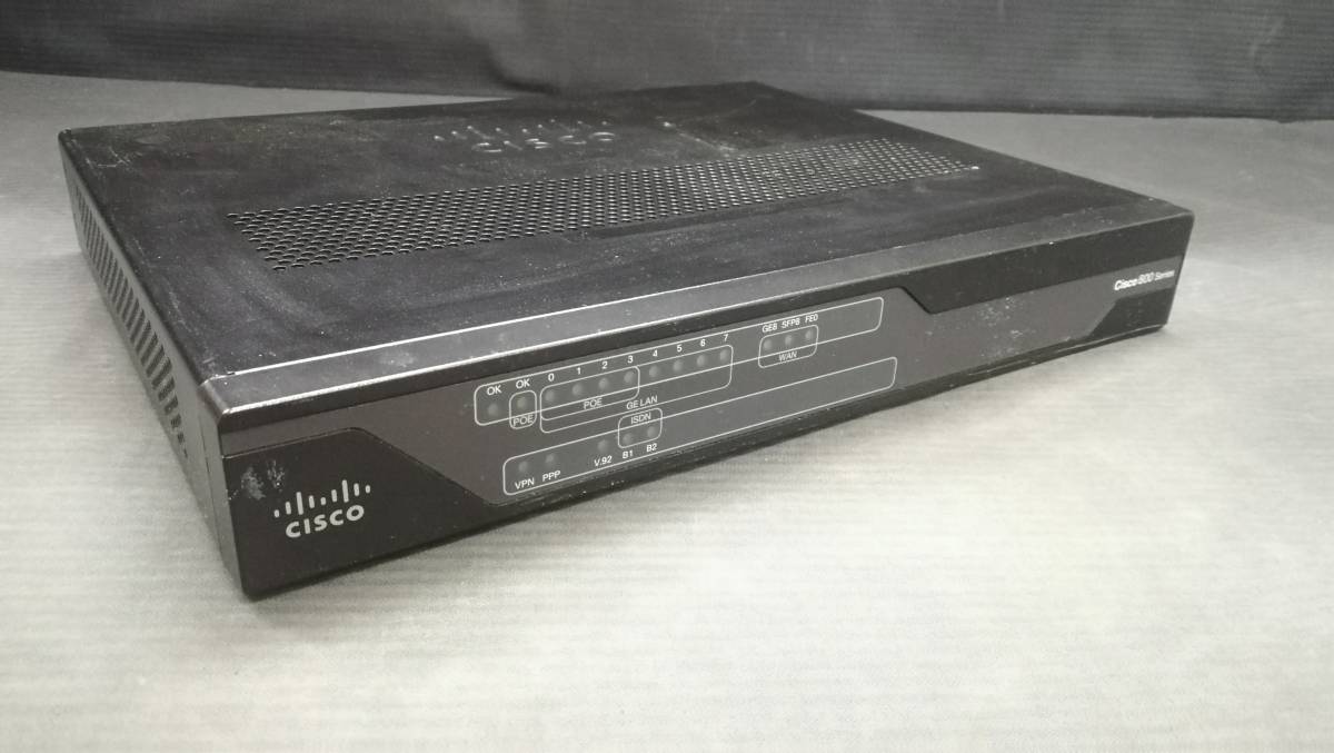 Yahoo!オークション - Cisco C891FJ-K9 V01 サービス統合型 ルーター 8...