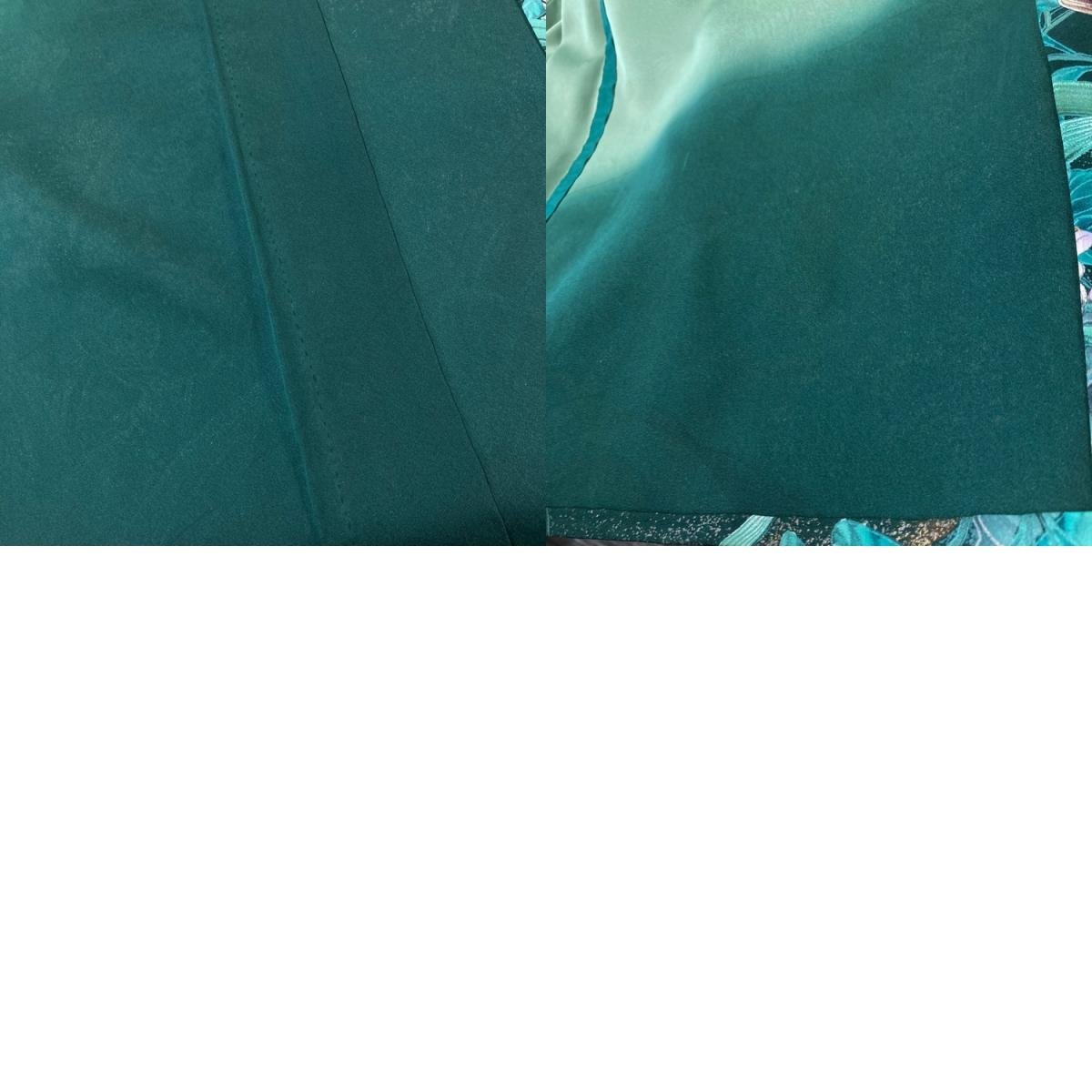 Yahoo!オークション - 訪問着 落款あり 刺繍 花柄 草花 雀 金彩 ぼかし...