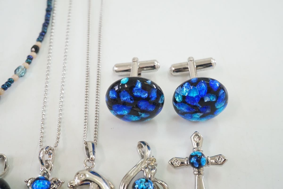 Yahoo!オークション - B94 トンボ玉 ガラス細工 ヴィンテージ ネックレ...