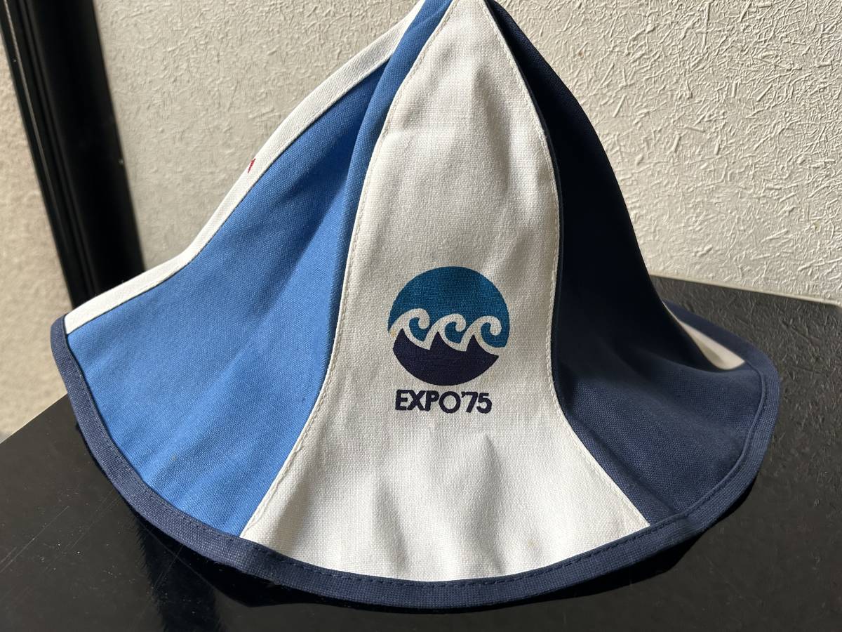 Yahoo!オークション - 沖縄海洋博 EXPO75 チューリップハット 未使用品...