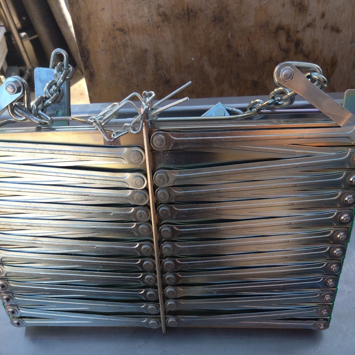 Yahoo!オークション - ORIO 不二式 避難はしご 金属製つり下げはしご ...