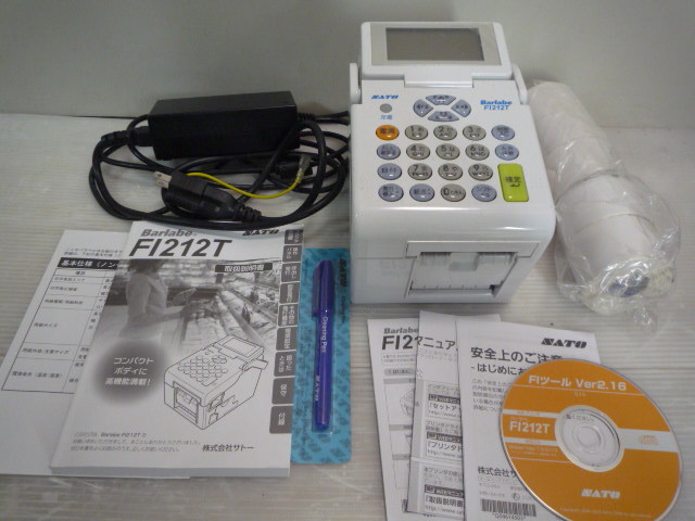 Yahoo!オークション - SATO Barlabe（バーラベ）FI212T バーコードプリ...