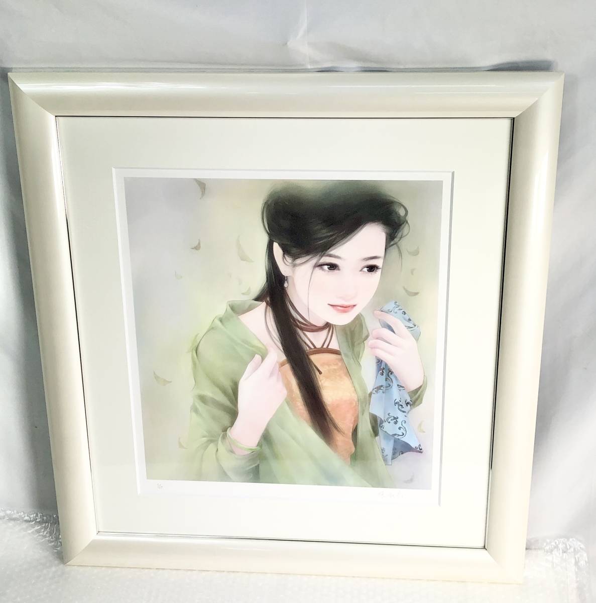 Yahoo!オークション - 1020A【真作保証】版画 平凡・陳淑芬作『春色』6...