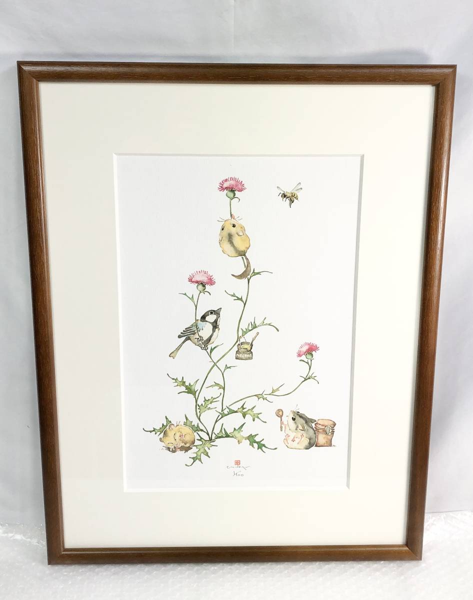 Yahoo!オークション - 1020A【真作保証】版画 北田 稔作『花蜜』1/100 ...