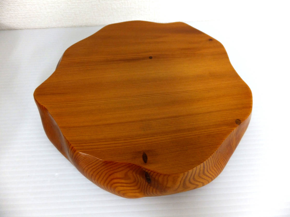 Yahoo!オークション - B938 銘木 屋久杉 花入れ 敷板 3点セット まとめ...