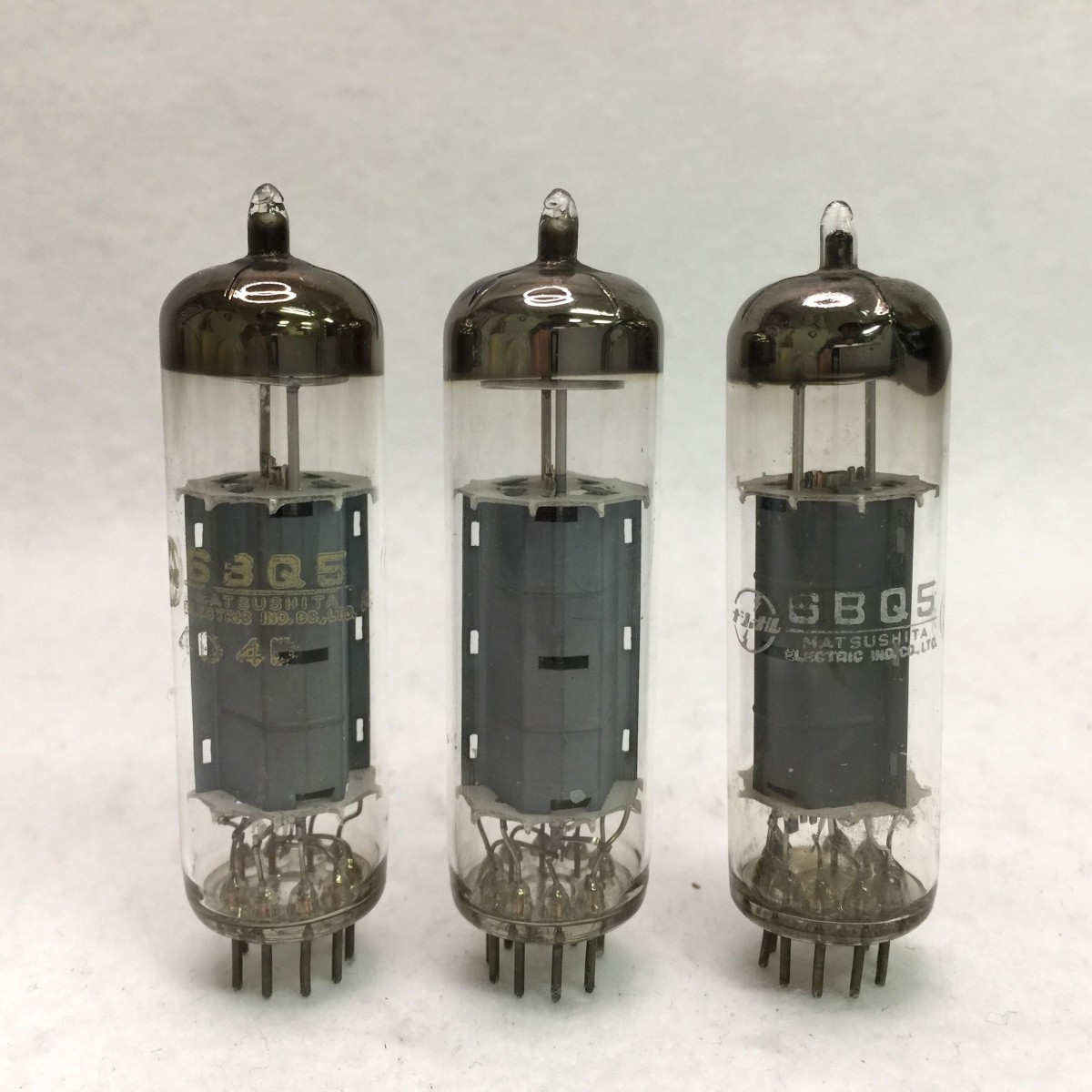 Yahoo!オークション - 松下電器 ナショナル 真空管 6BQ5 3本セット 動...