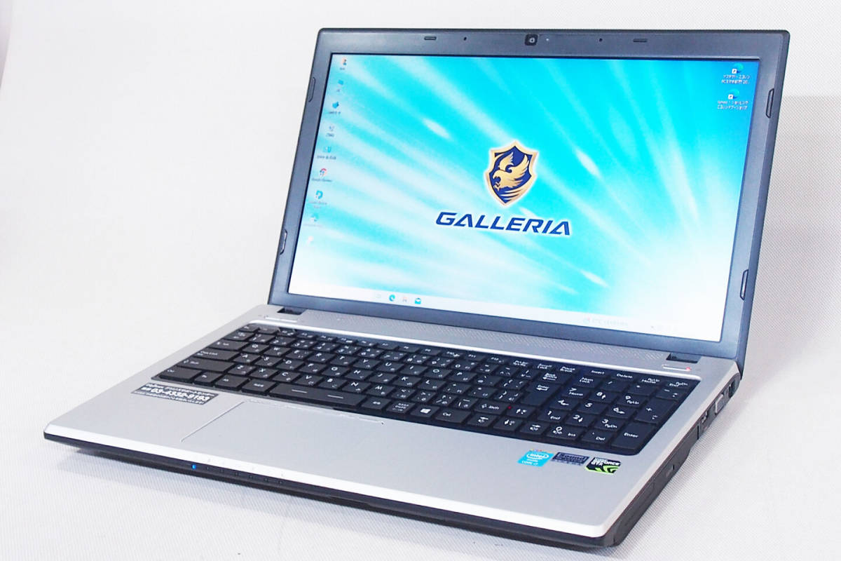 即配 Corei7+GeForce搭載ゲーミングPC GALLERIA QF765HE i7-4700MQ 8GB SSD512GB GTX765M DVDマルチ テンキー Win10 ...