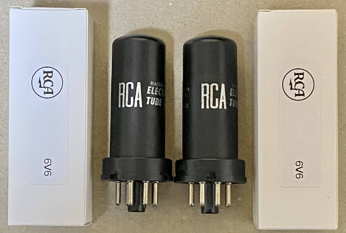 Yahoo!オークション - NEW19496 メタル管 RCA 6V6 同一デートコード新...