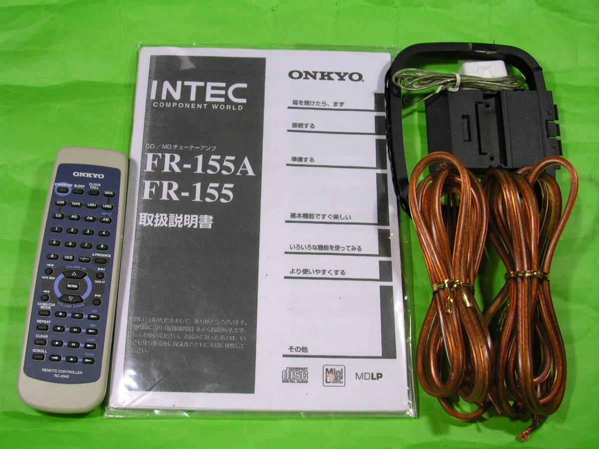 Yahoo!オークション - 即決 ONKYO CD/MDコンポ FR-155A(X-A7) 当時定価...