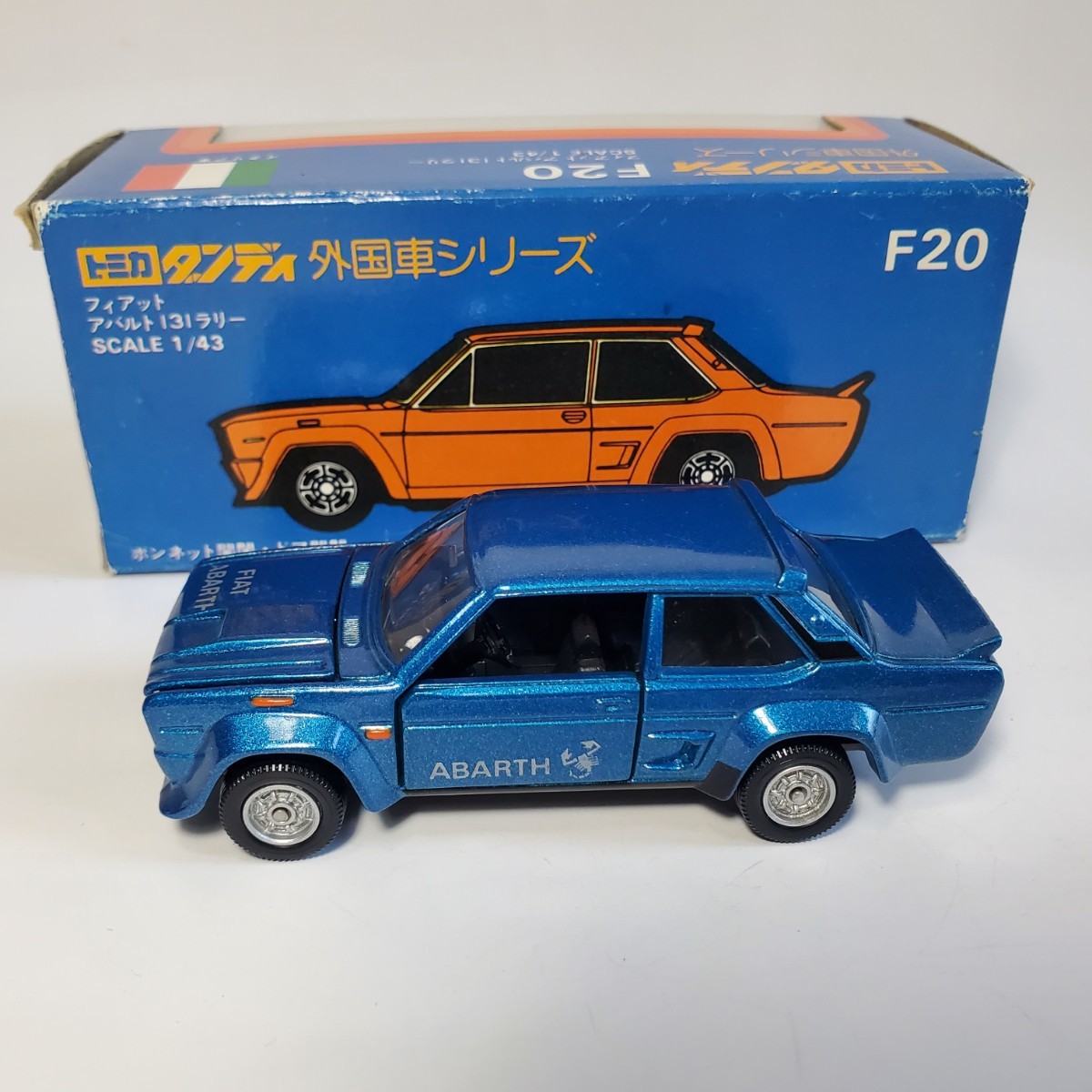 トミカダンディ 外国車シリーズ F20 1/43 フィアット アバルト 131 ラリー 青メタ 日本製 506(乗用車)｜売買されたオークション情報、yahooの商品情報をアーカイブ公開 ...