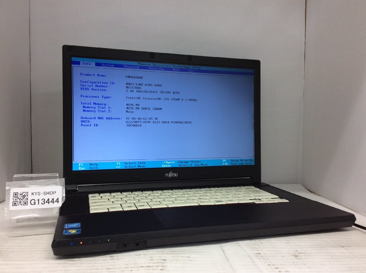 Yahoo!オークション - ジャンク/ FUJITSU FMVA1000F LIFEBOOK A574/M I...