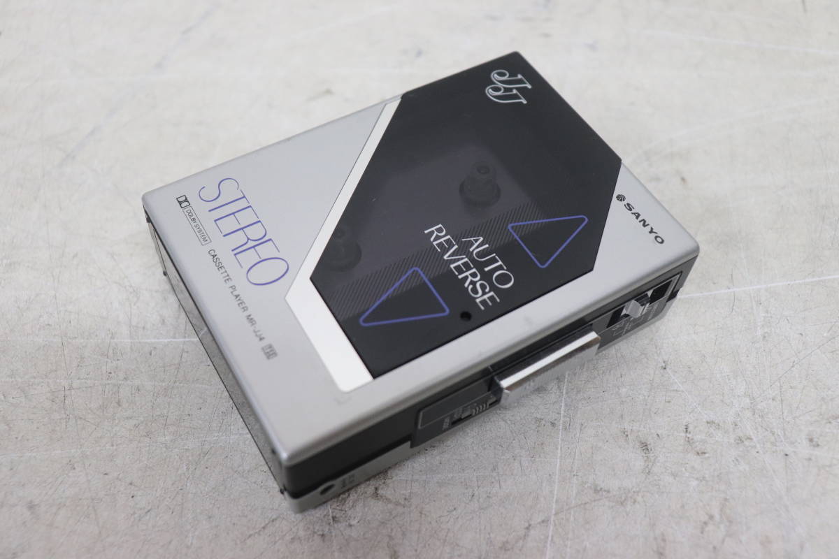 日本代購代標第一品牌【樂淘letao】－Y06/013 SANYO サンヨー MR-JJ4 ポータブルカセットプレーヤー 通電OK ジャンク