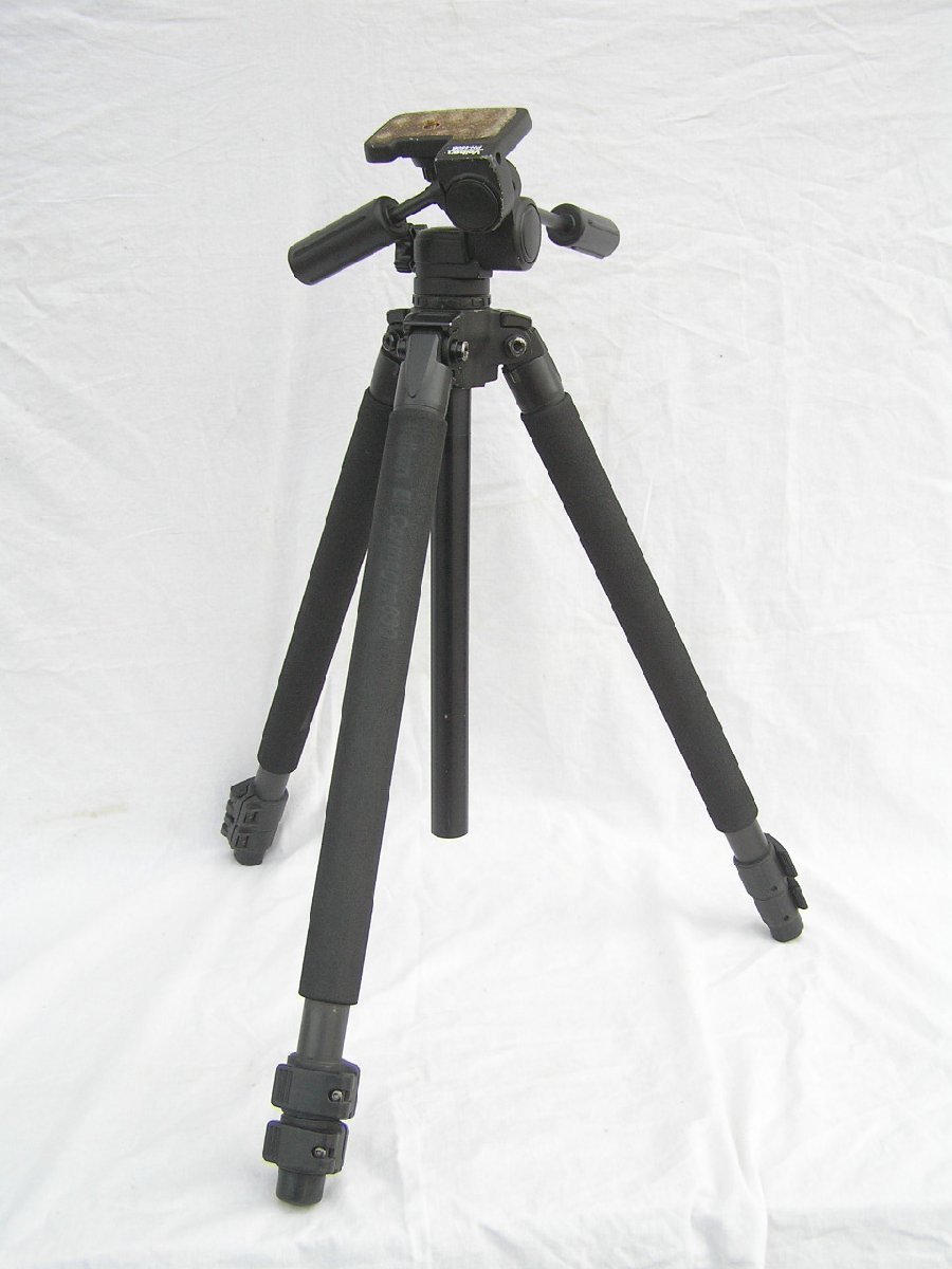 ハローカメラ 7164 Velbon El Carmagne630 3段三脚 縮長 約 68cm / 伸長 約 172cm .雲台 PH-460B付 難有 1円スタート 140サイズ(三脚 ...